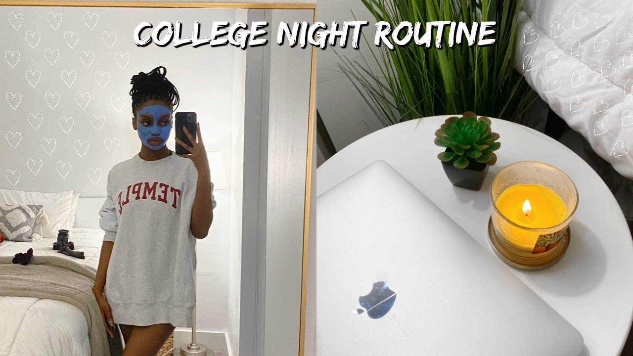 COLLEGE FALL NIGHT ROUTINE 2020! | Coco Chinelo - YouTube