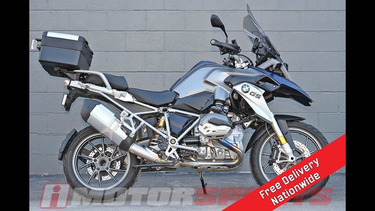 2016 BMW R 1200 GS Frozen Dark Blue Metallic A9837@ iMotorsports - YouTube