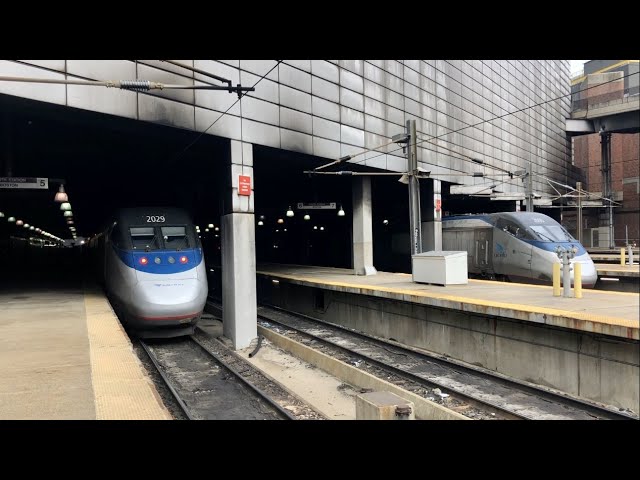 Amtrak Acela Denver Union Station Winter Puts The Brakes On Amtrak