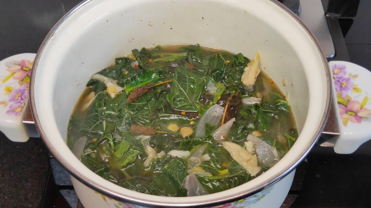 Phuihnam Chawrno Bai/Glori bower leaves Bai Recipe/Mizo dish/Mizo ...