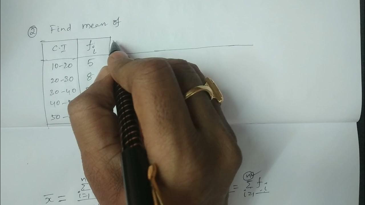 Arithmetic Mean Problems BSc Statistics YouTube arithmetic-mean-problems-bsc-statistics-youtube