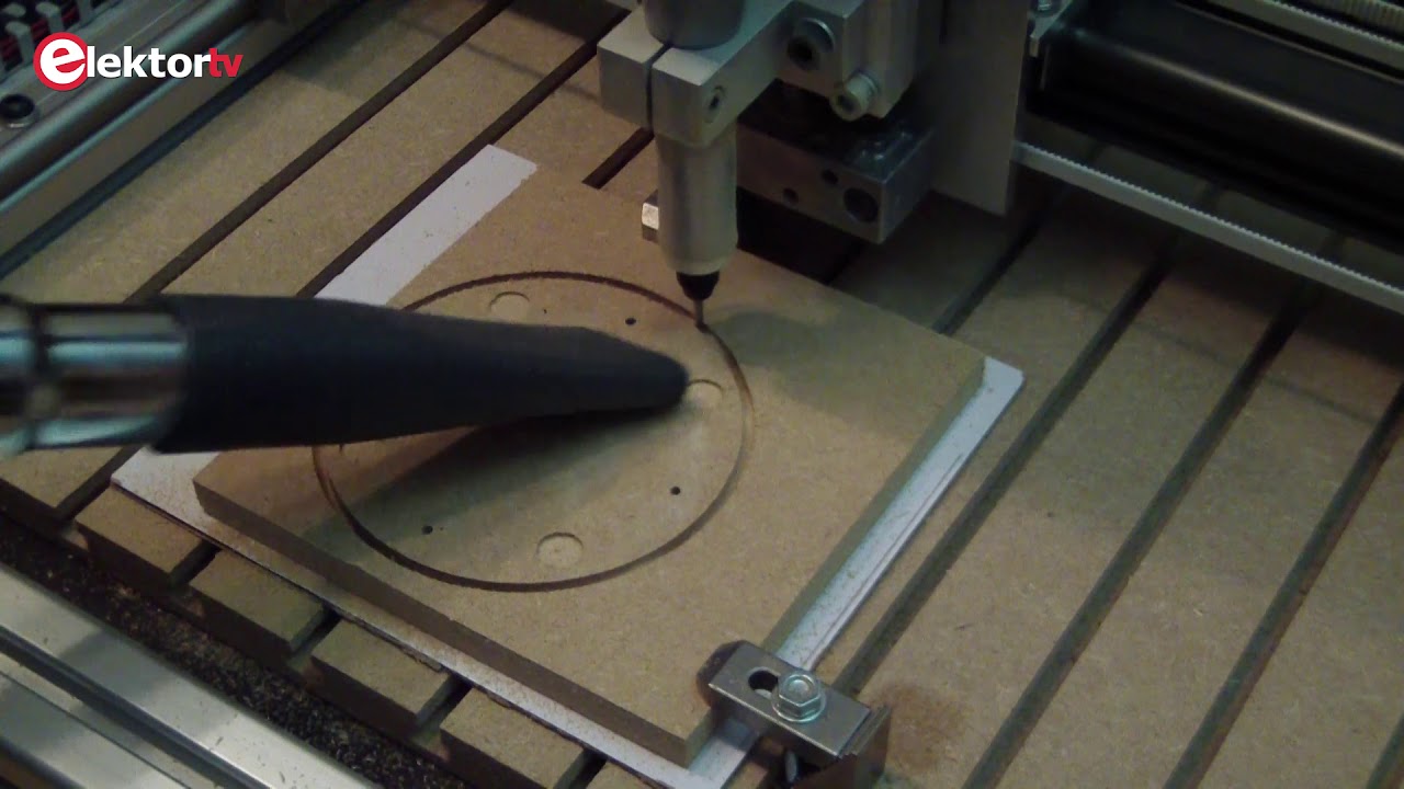 05 Table lamp - Bottom milling with the ‘Wolverine’ CNC Gantry Robot ...