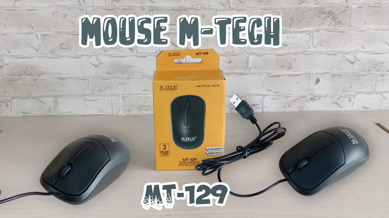 MOUSE M TECH MT 129 - YouTube