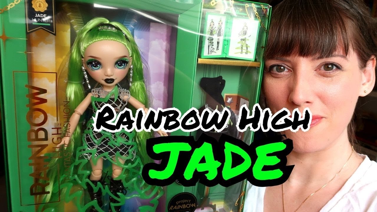 Project Runway Jade/ Rainbow High Doll/ Review - YouTube