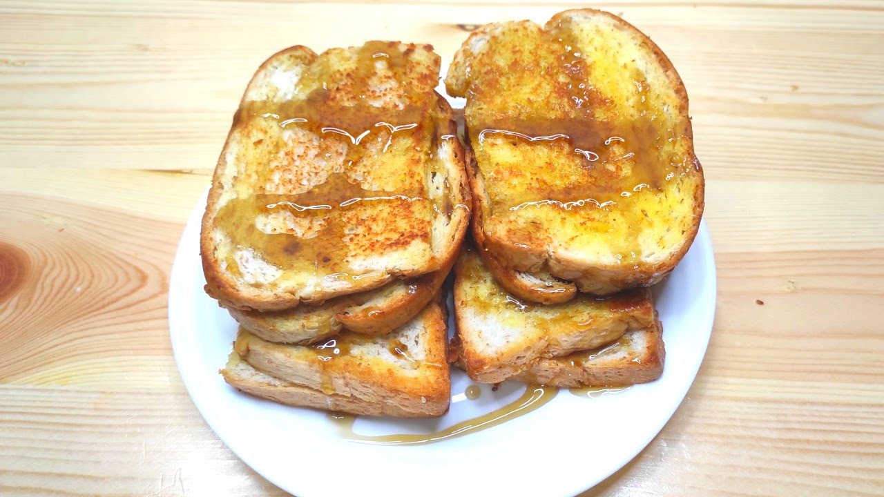 Toast Recipes | Olahan Roti Gandum Goreng Mentega dan Madu | Menu ...