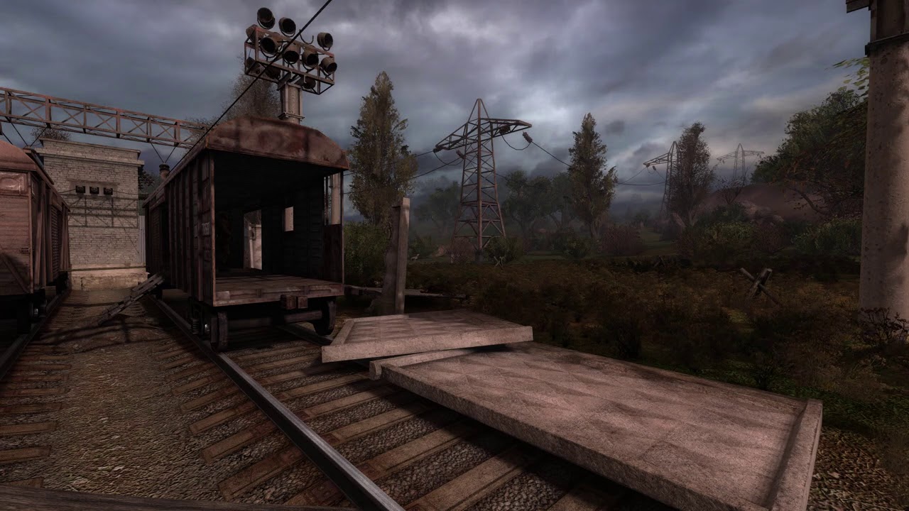 S.T.A.L.K.E.R. Clear Sky Ambience - Agroprom Base Post - YouTube