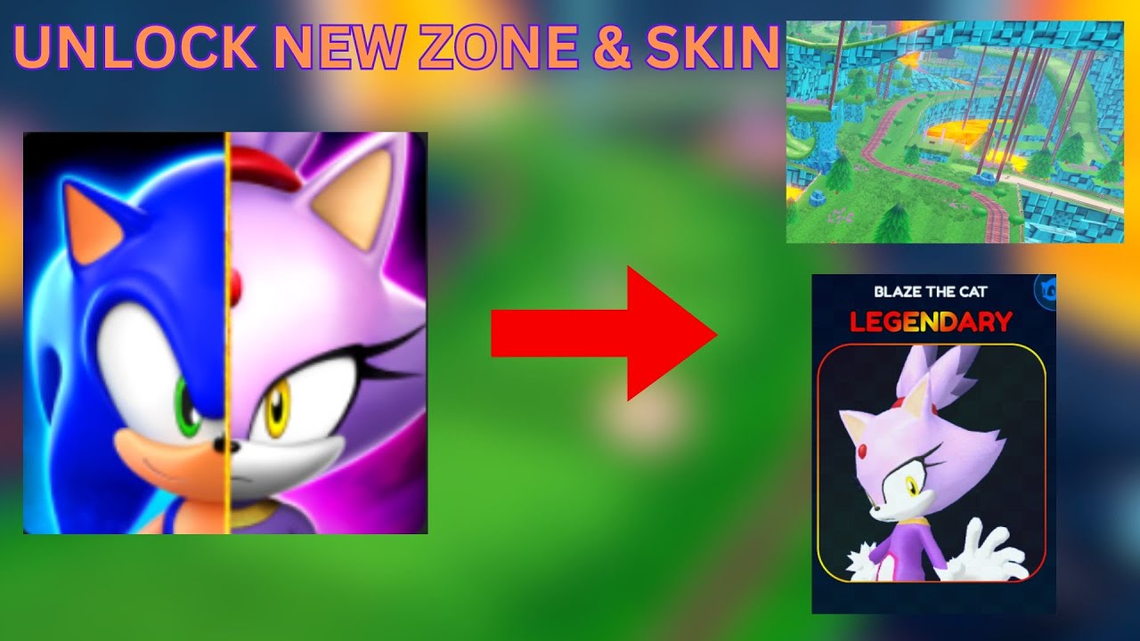 HOW TO UNLOCK HILL TOP ZONE & BLAZE THE CAT IN SONIC SPEED SIMULATOR ...