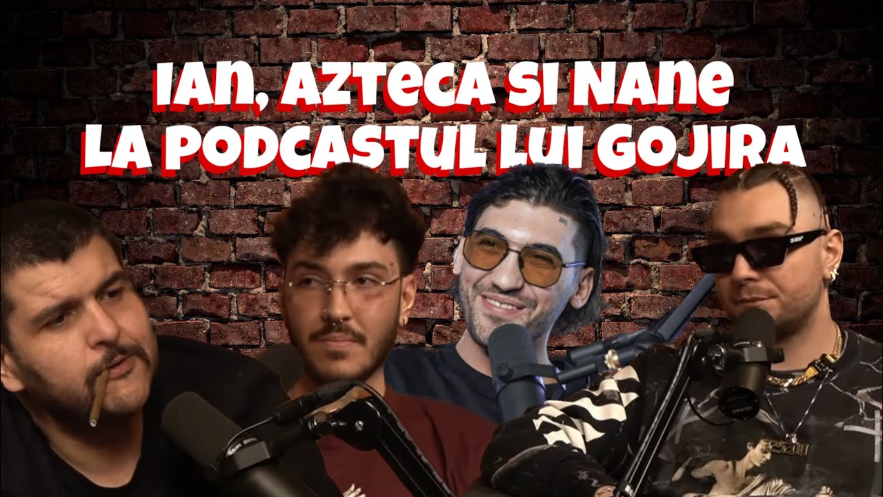 Ian, Azteca,Nane si Amuly se intalnesc la podcastul lui Gojira - YouTube