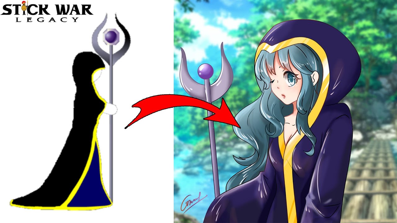 MERIC STICK WAR LEGACY VS MERIC ANIME - YouTube