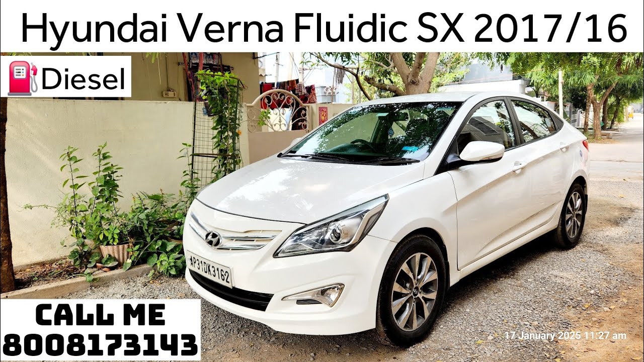 Hyundai Verna Fluidic SX ⛽ Diesel 2017 /16 For Sale @Haniya Car Decors ...