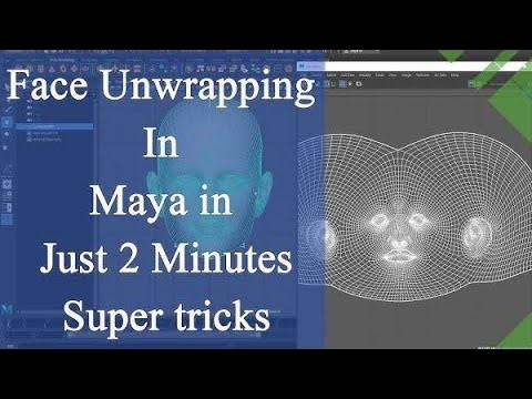 Female Face unwrapping in Maya Part-1 - YouTube