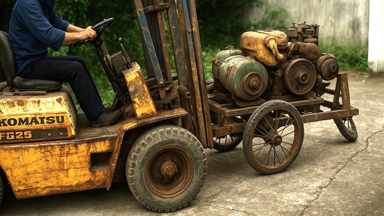 Unbelievable! 1945 Japanese Diesel Engine Fully Restored - YouTube