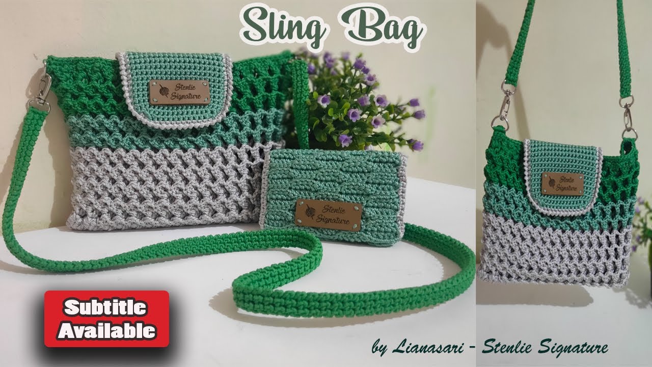 Tas Rajut Cantik Kekinian - YouTube