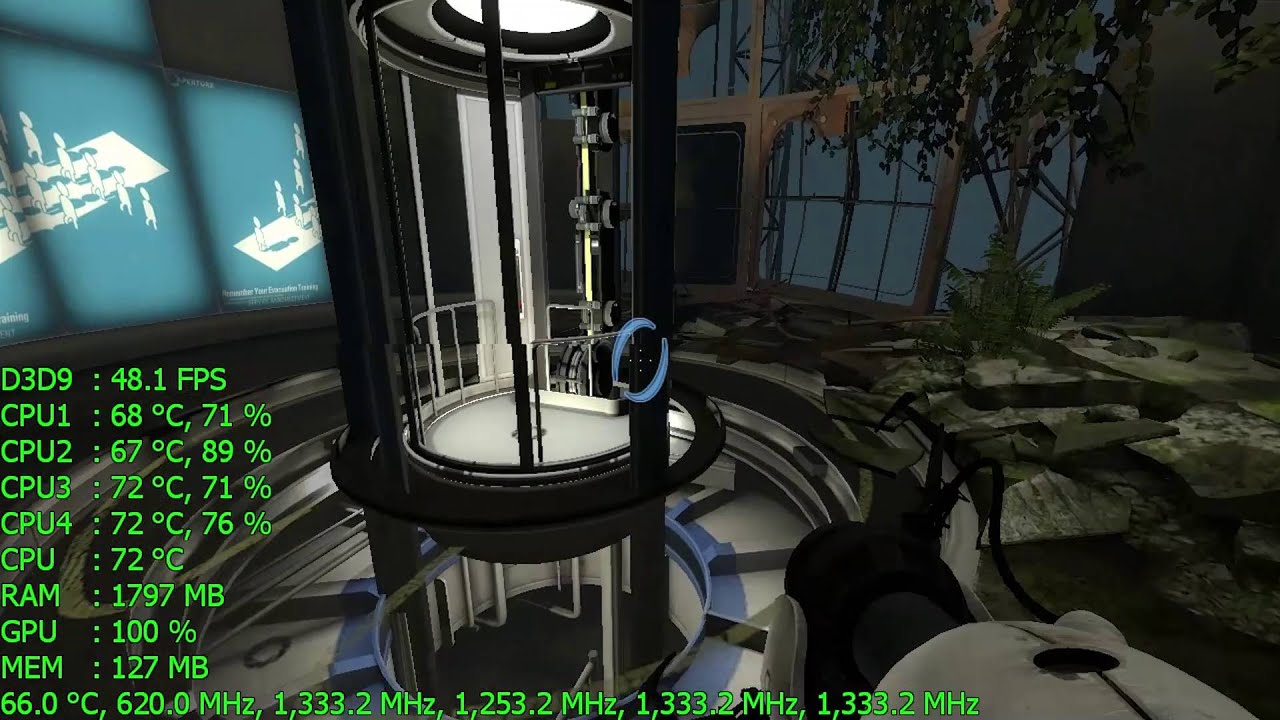 Intel Compute Stick (1st GEN) Gaming: Portal 2 - 720p - YouTube