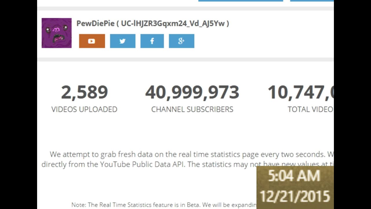 PewDiePie hits 41 MILLION subscribers! + COUNTDOWN! - YouTube