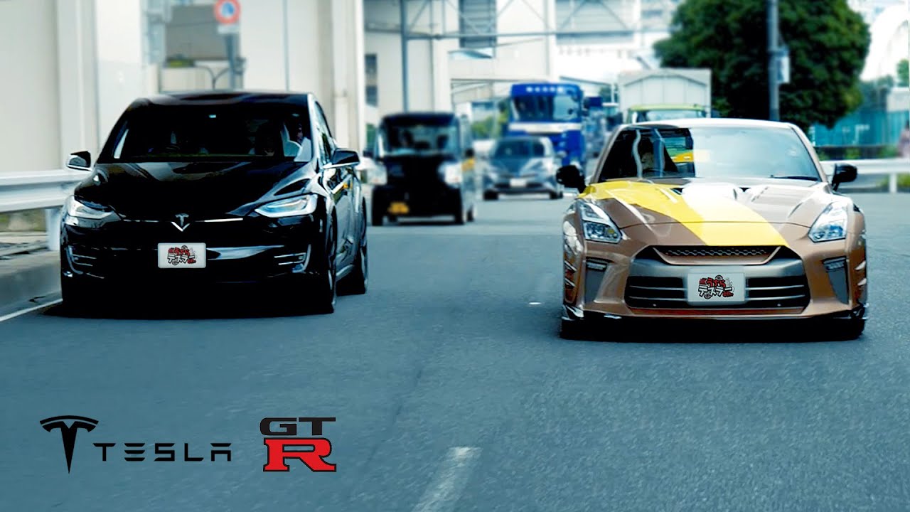 【Cinematic】Nissan GT-R(R35) & Tesla Model X / Full HD Version - YouTube