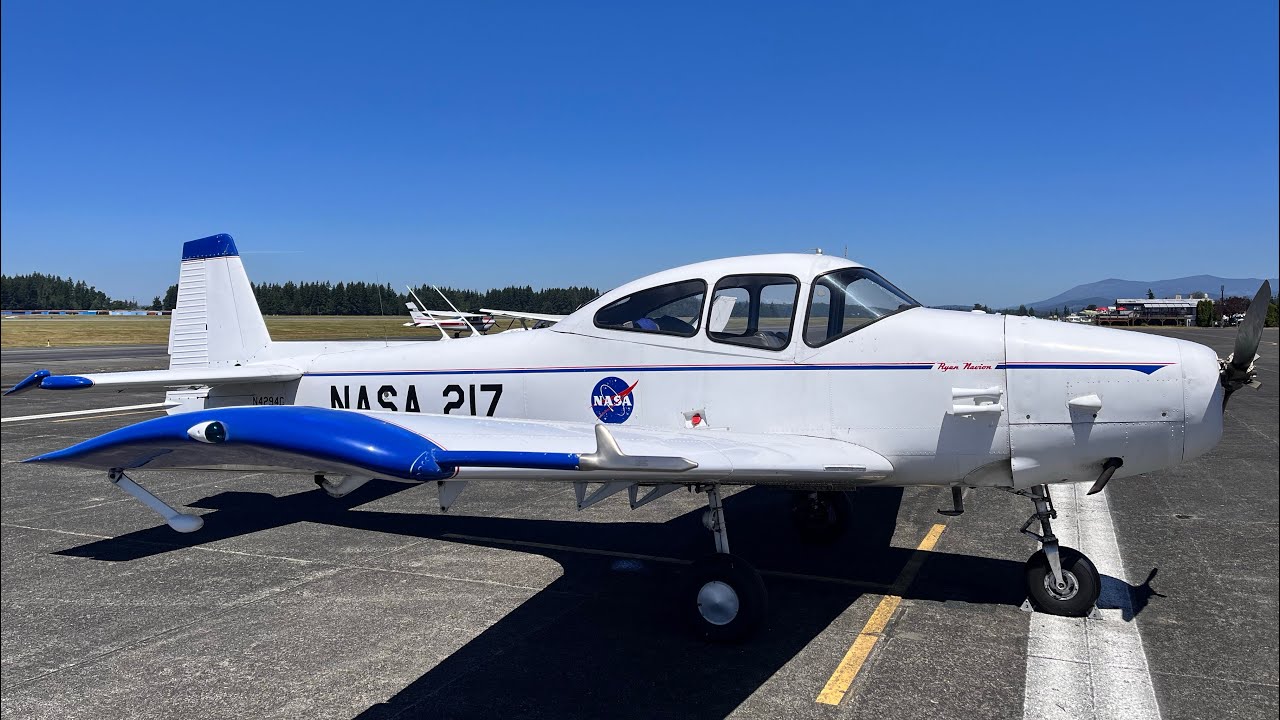 1948 Ryan L-17 Navion “NASA 217” Walkaround - YouTube
