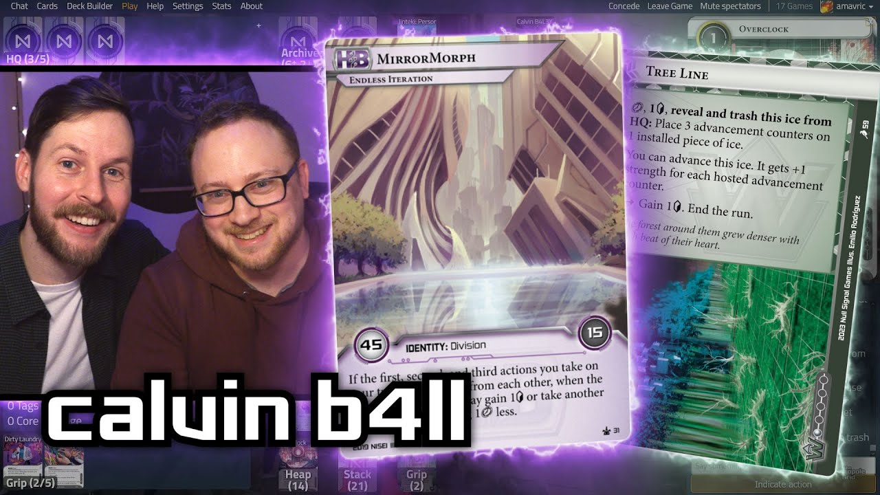 Calvin B4LL- Android: Netrunner // LIVE - YouTube