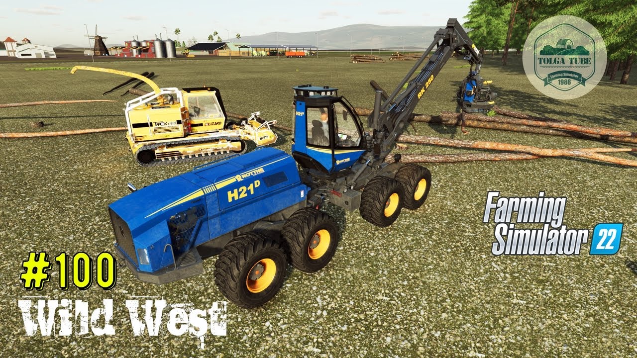 farming Simulator 22 fs22 timelapse Ep #100 Wild West Map fs22 Mods ...