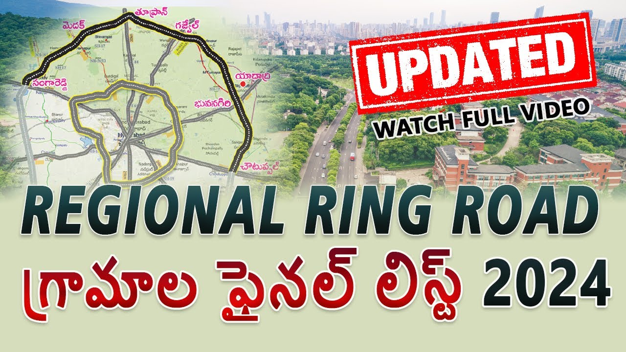 Regional Ring Road Villages Final List 2024 | Radial Roads | North ...
