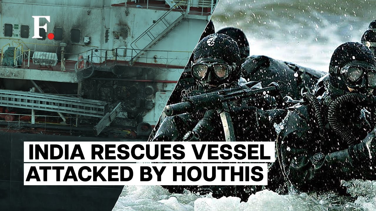 Indian Navy Warship Swings Into Action, Rescues Ship After Houthi Drone ...