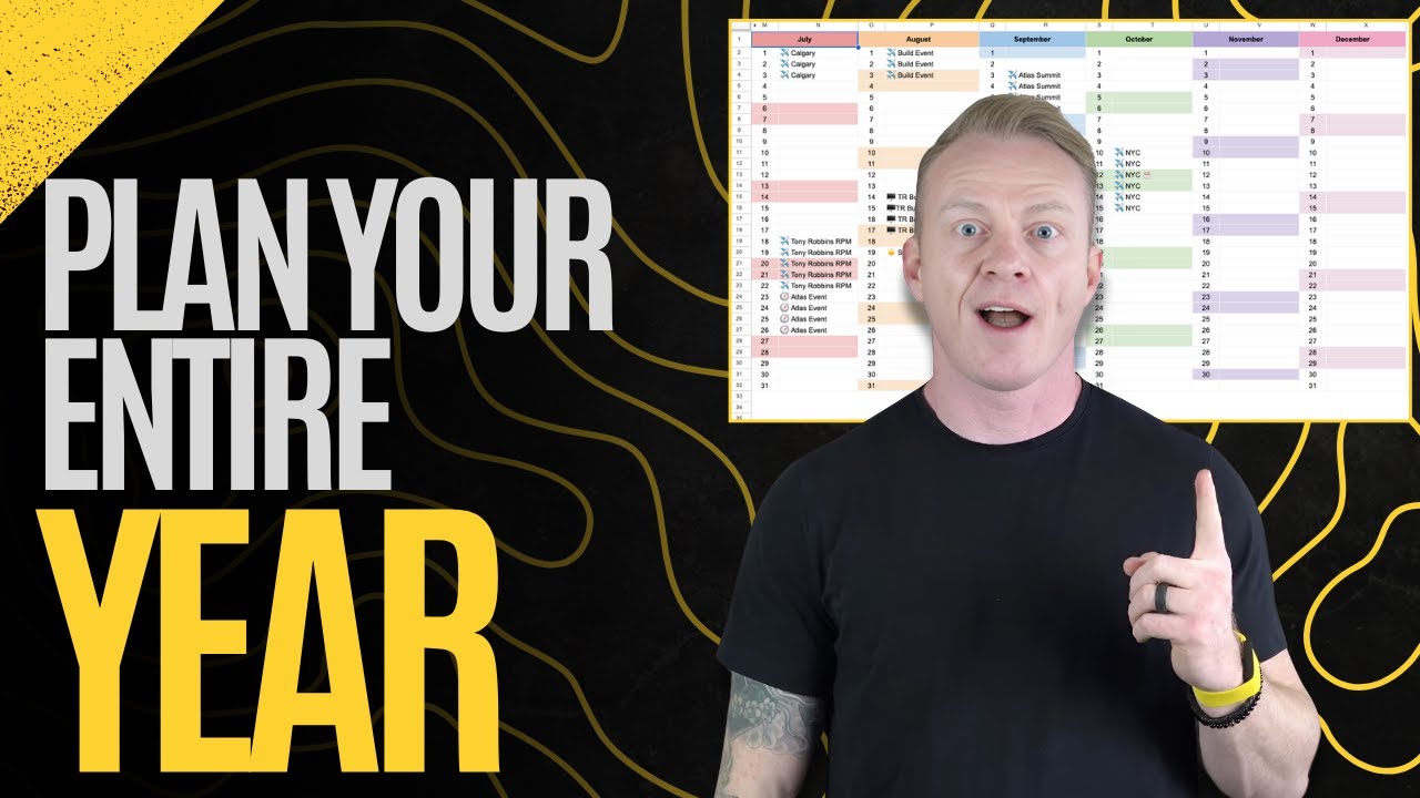 How to Plan Your Entire Year in Minutes - YouTube