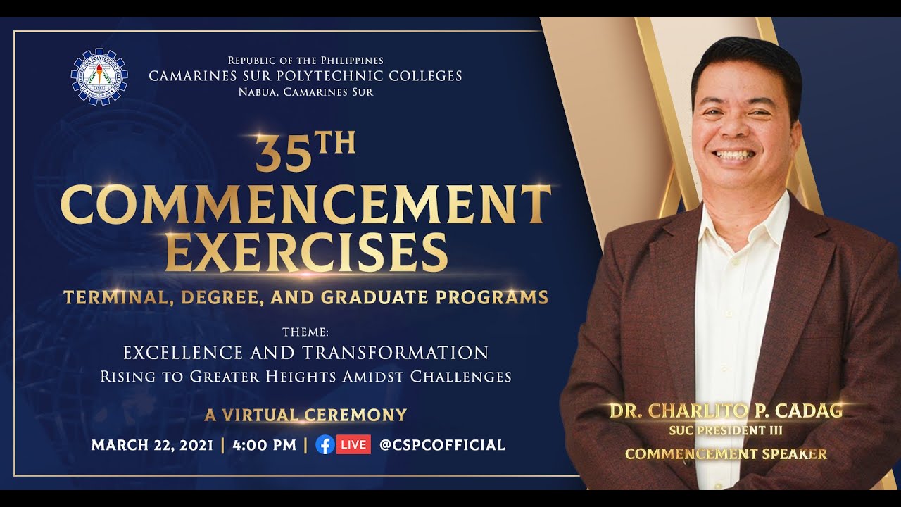 35th Commencement Exercises - YouTube