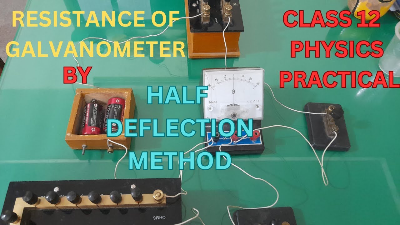 Finding the resistance of a Galvanometer by Half Deflection Method | F ...