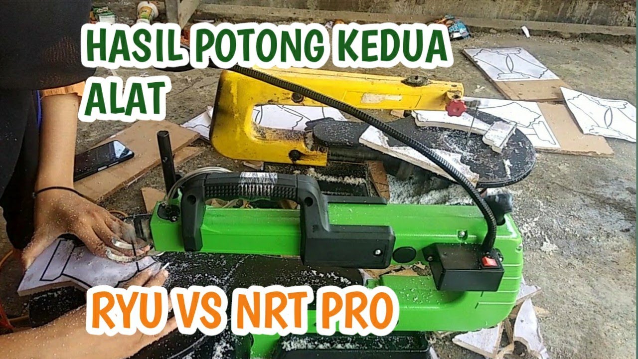 Scroll Saw RYU vs NRT pro || Hasil potong dan kecepatan - YouTube