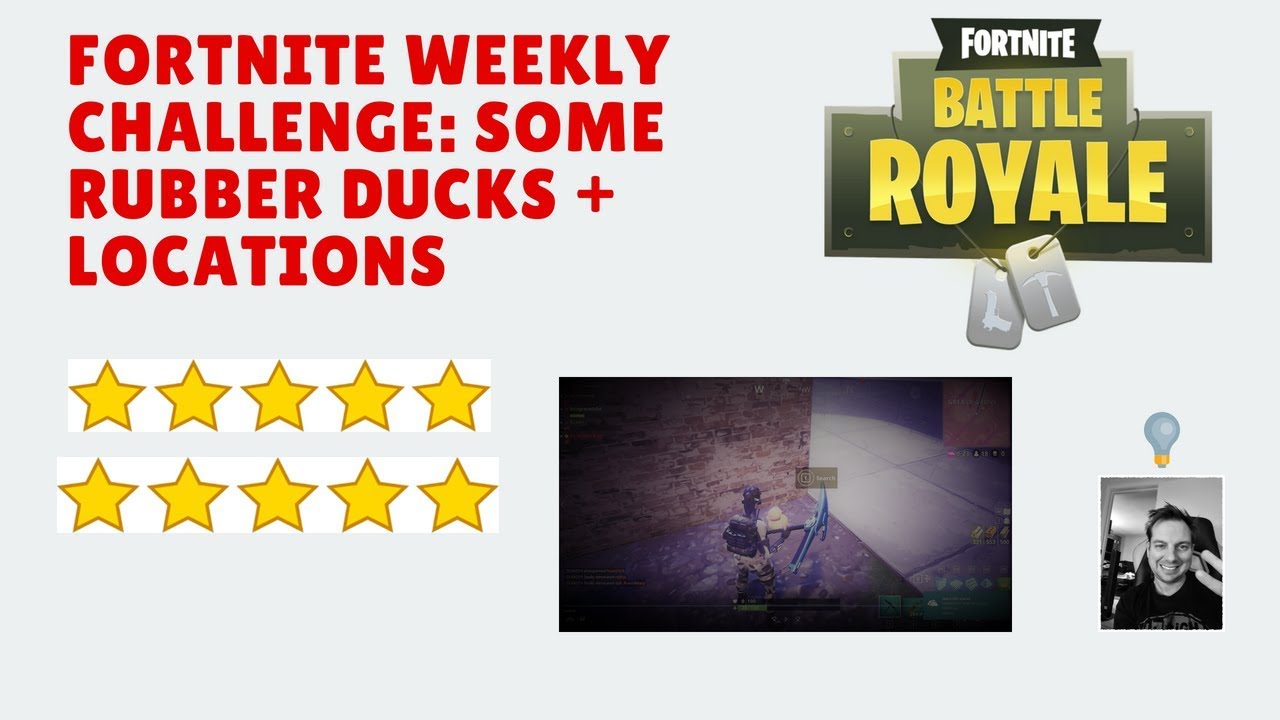 Fortnite Battle Royale Weekly Challenge:Some Rubber Ducks + Locations ...