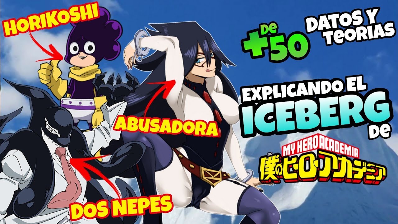 Explicando el Iceberg de Boku No Hero Academia - YouTube
