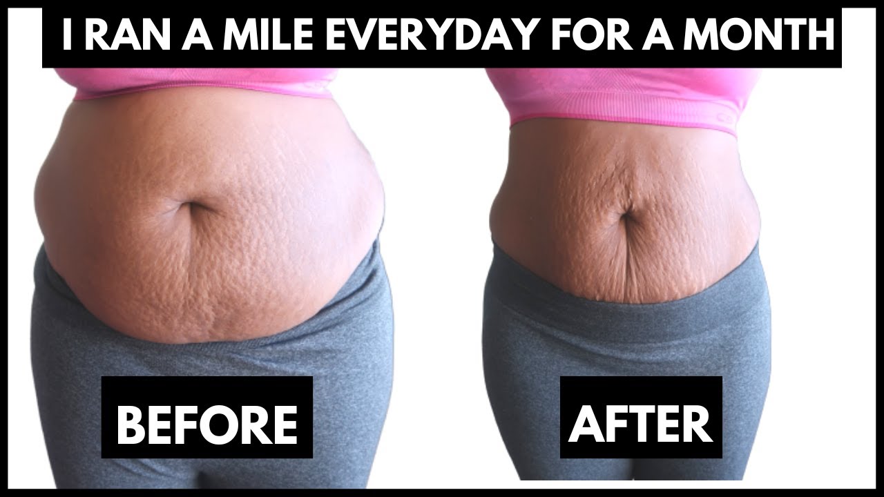 I RAN A MILE FOR 30 DAYS(BEFORE&AFTER RESULTS)|I TRIED RUNNING A MILE ...