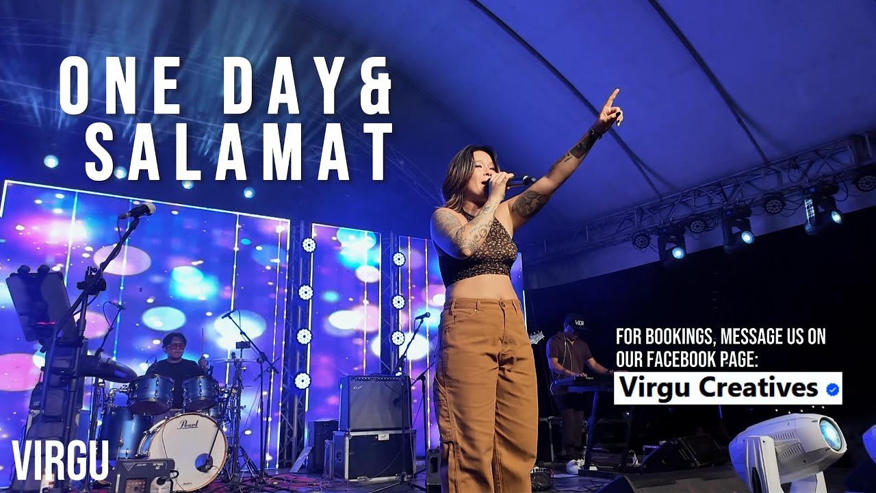 ONE DAY & SALAMAT| Jesselli Balasabas with VIRGU (LIVE Cover) - YouTube
