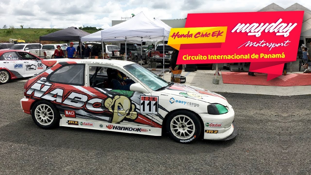 OnBoard Honda Civic EK - CTR B16B Engine • T2000 Heat 1 - YouTube