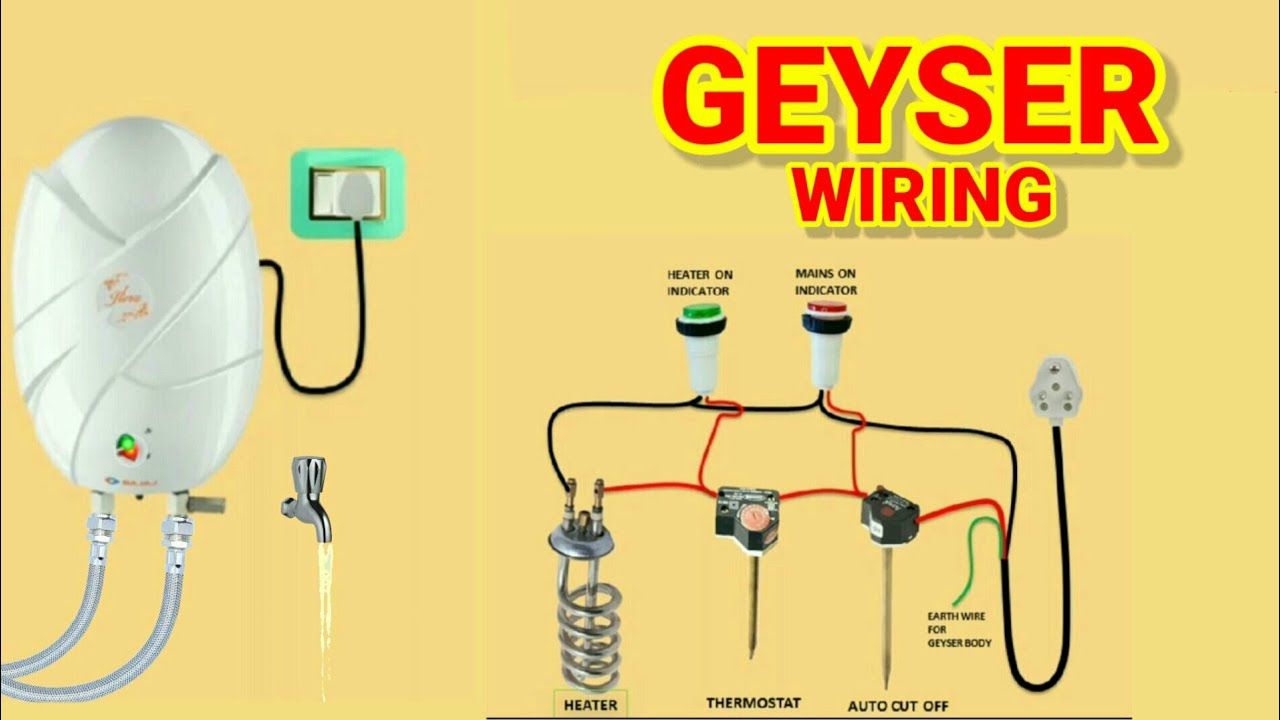 Geyser wiring #electricalteluguofficial - YouTube