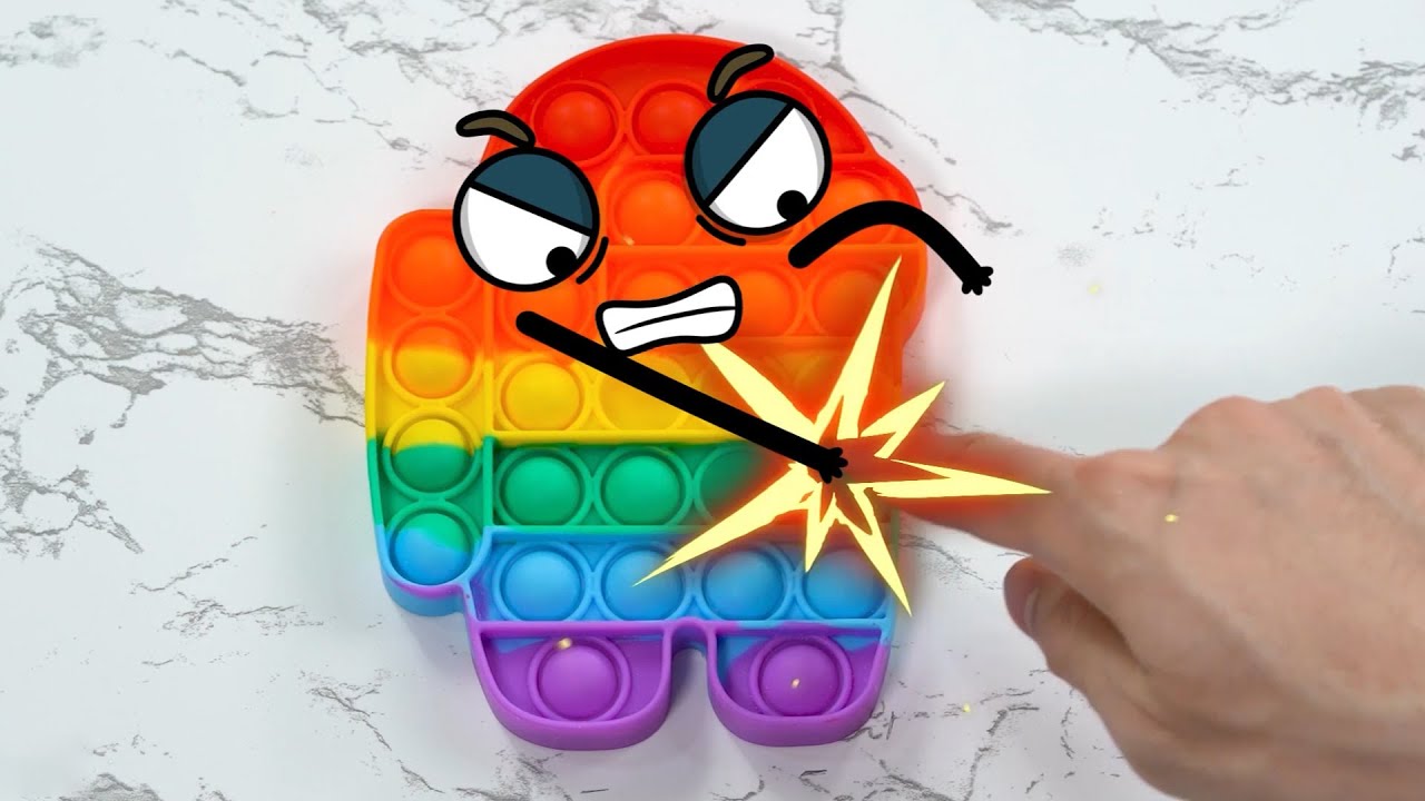 DOODLES POP IT IS DIFFICULT - Hilarious Doodles Stuck In Awkward ...