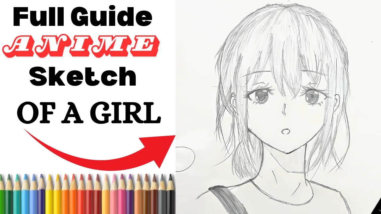Draw an Anime Girl Like a PRO in Minutes! | Step BY Step Tutorial For ...