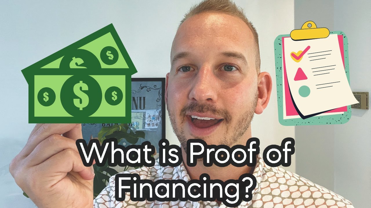 What is Proof of Financing? - YouTube