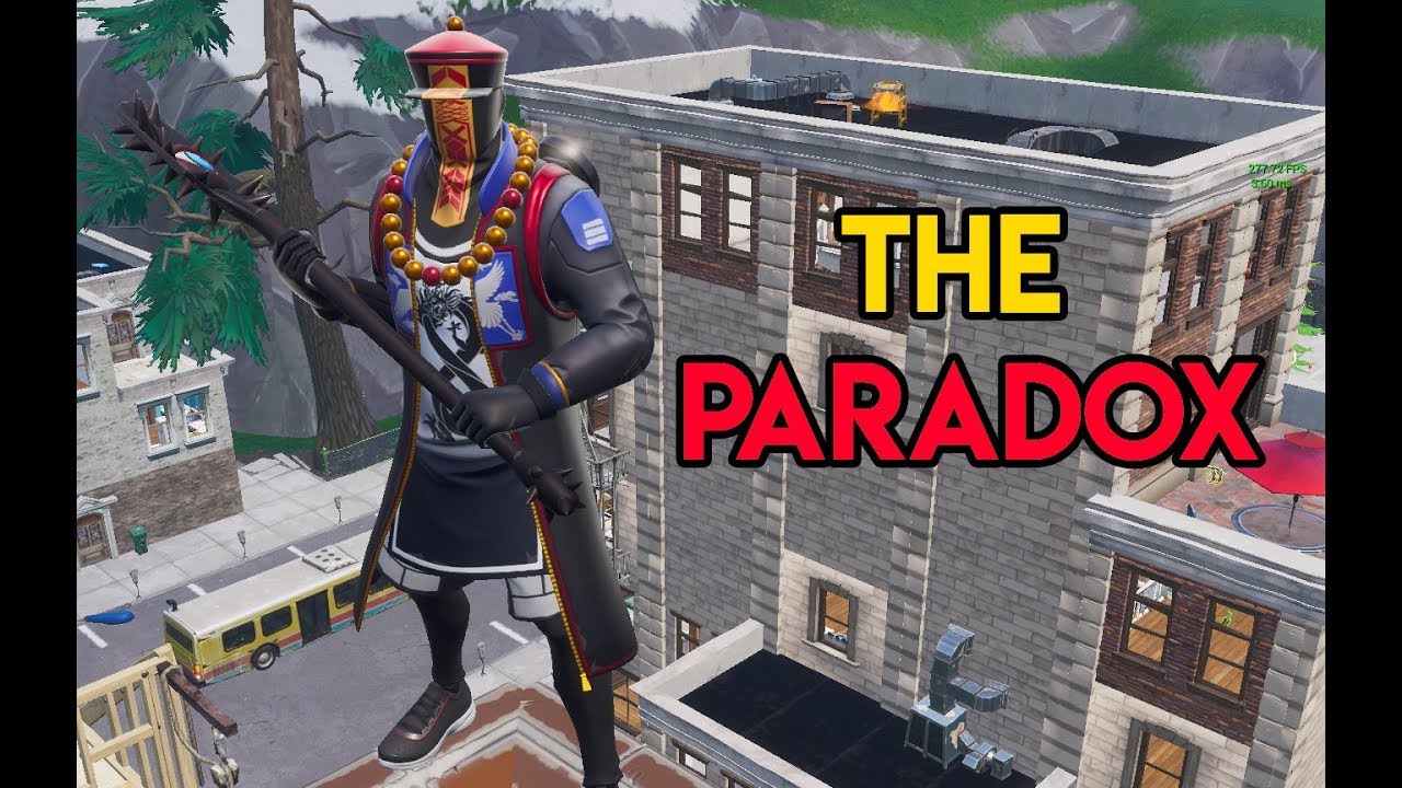 The DOPEST Fortnite Skin (Paradox) 15 Kill Solo - YouTube