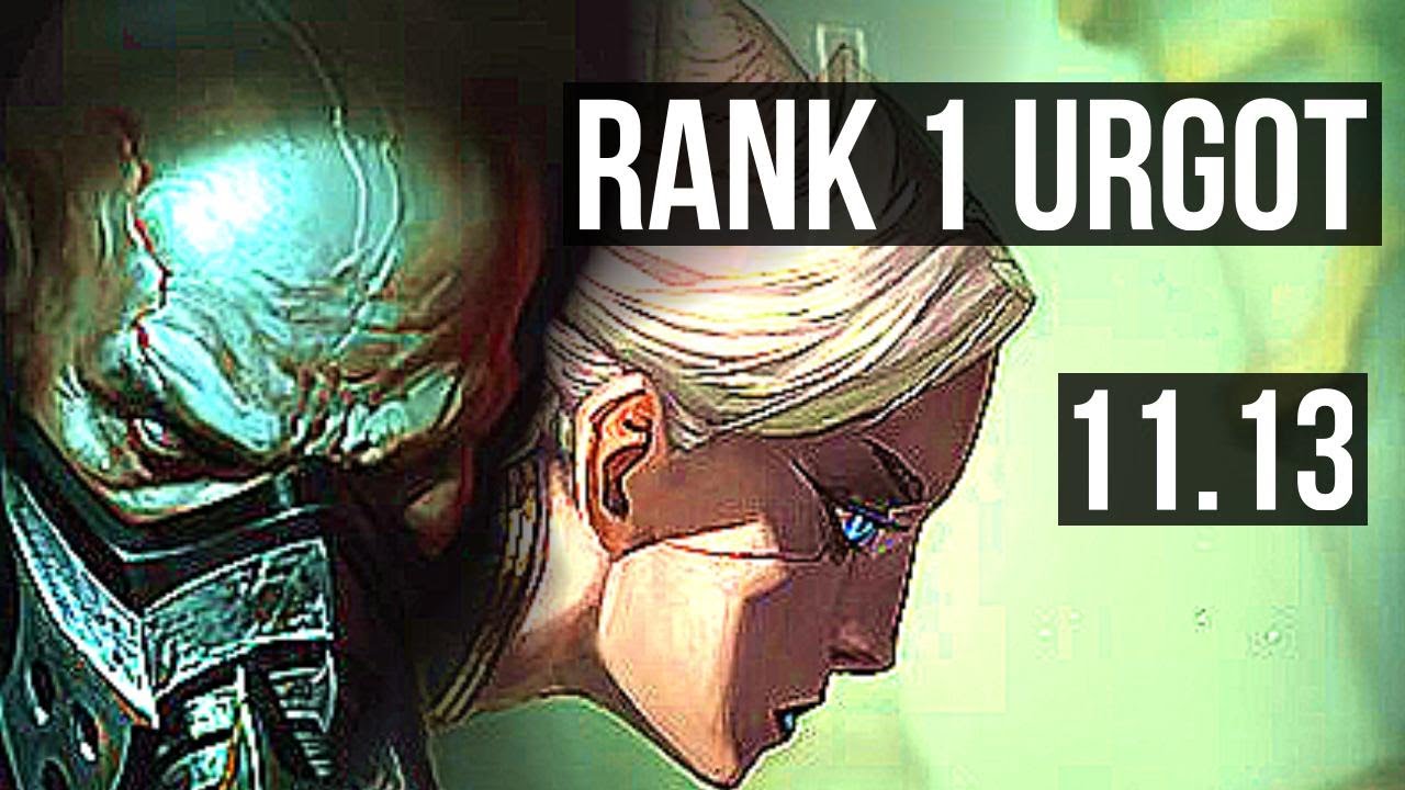 URGOT vs CAMILLE (TOP) | Rank 1 Urgot, 5/2/5 | JP Challenger | v11.13 ...