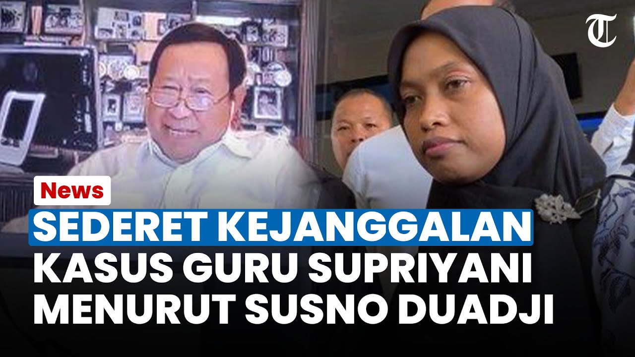 KASUS SUPRIYANI REKAYASA? Susno Duadji Bongkar Sederet Kejanggalan ...
