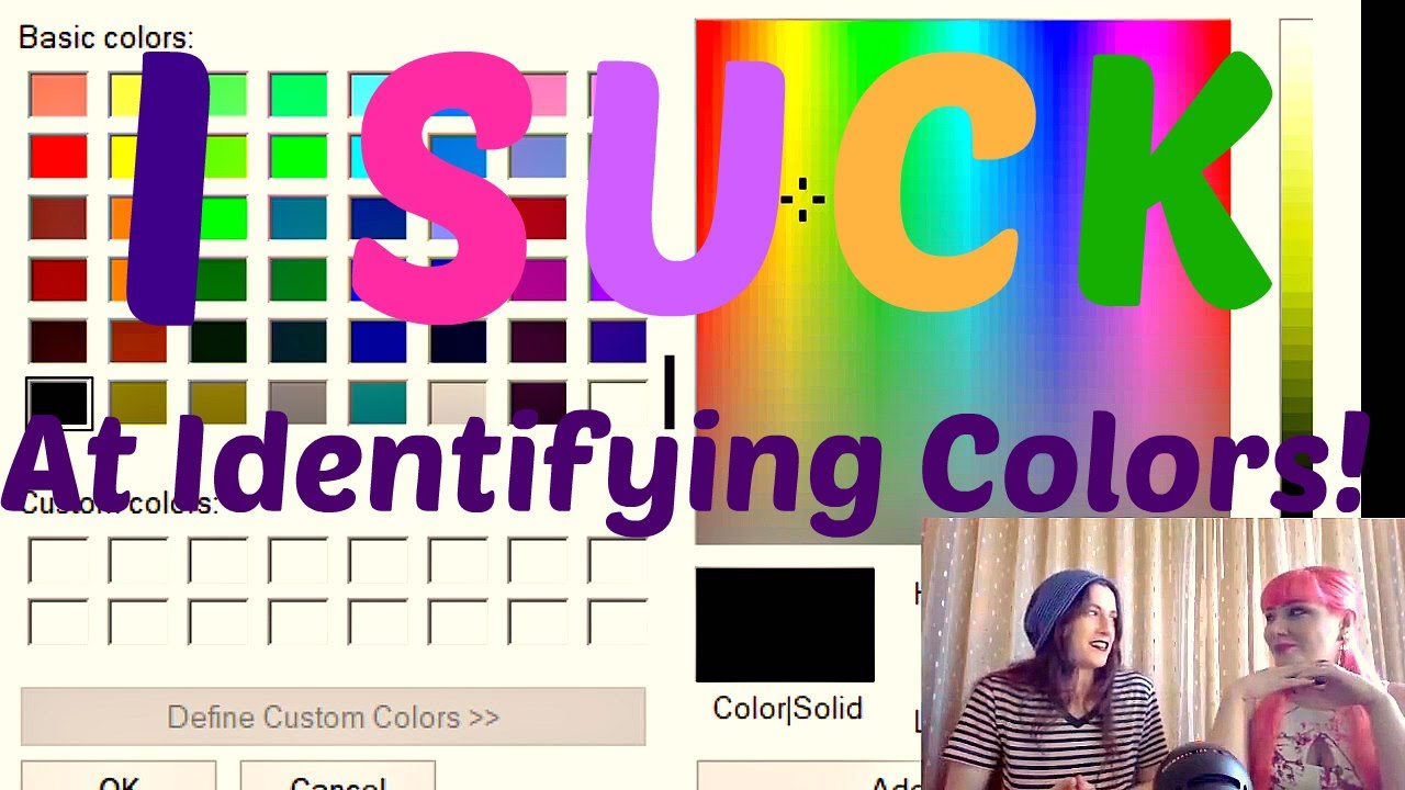 CHALLENGE Identifying Obscure Colors YouTube