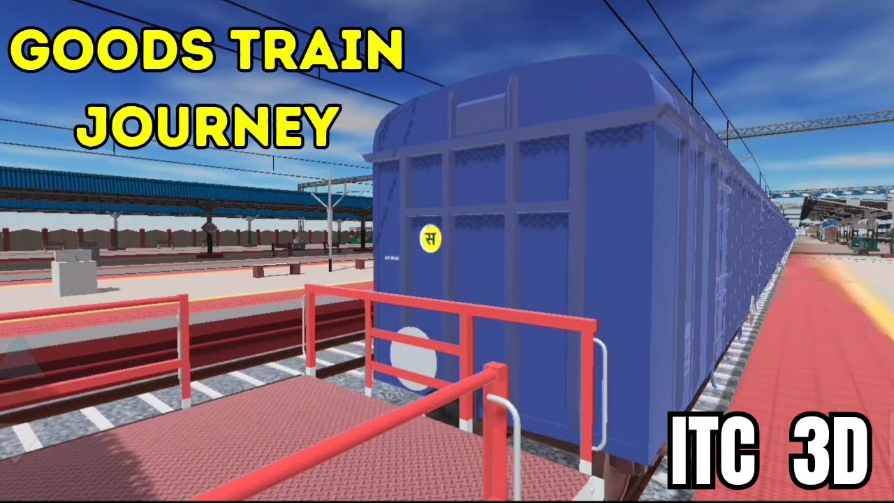 Goods Guard Van Train Journey | Indian Train Crossing 3D | Hindi ...