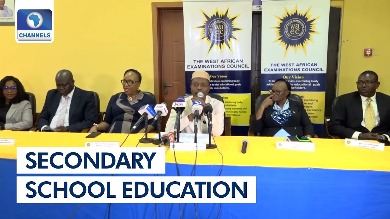 Secondary School Education: WAEC Releases Results For 2022 SSCE - YouTube