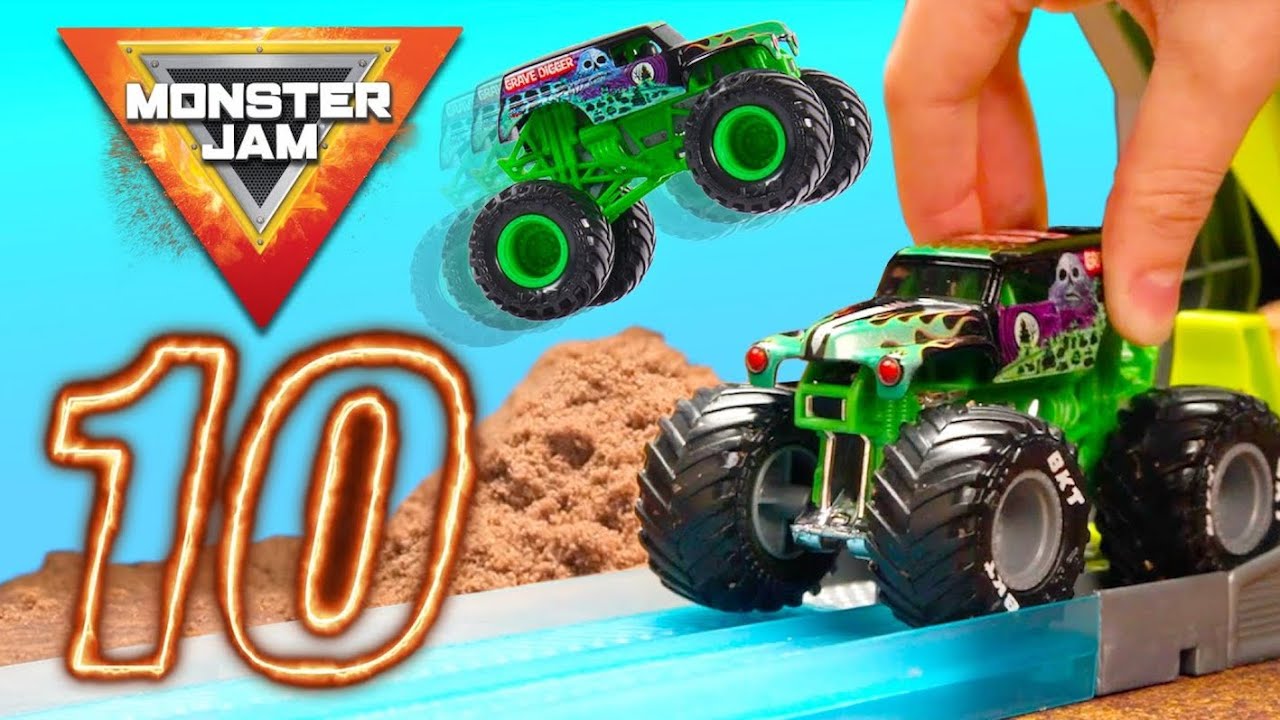 Monster Jam Top 10 STUNTS Countdown! | Power Zone - YouTube