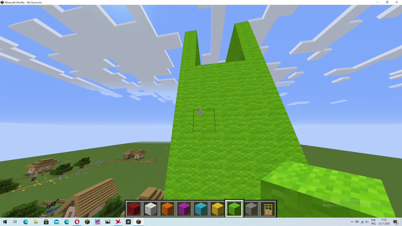 MİNECRAFT İNSAN HEYKELİ YAPIMI KISIM 1 - YouTube