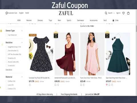 zaful latest discount coupons, offers and promo codes. - YouTube