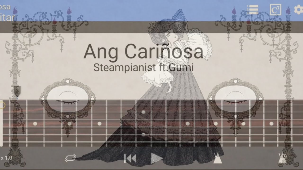 Ang Cariñosa ÷ Steampianist ft.Gumi Fingerstyle Guitar Tab (arr.marc ...