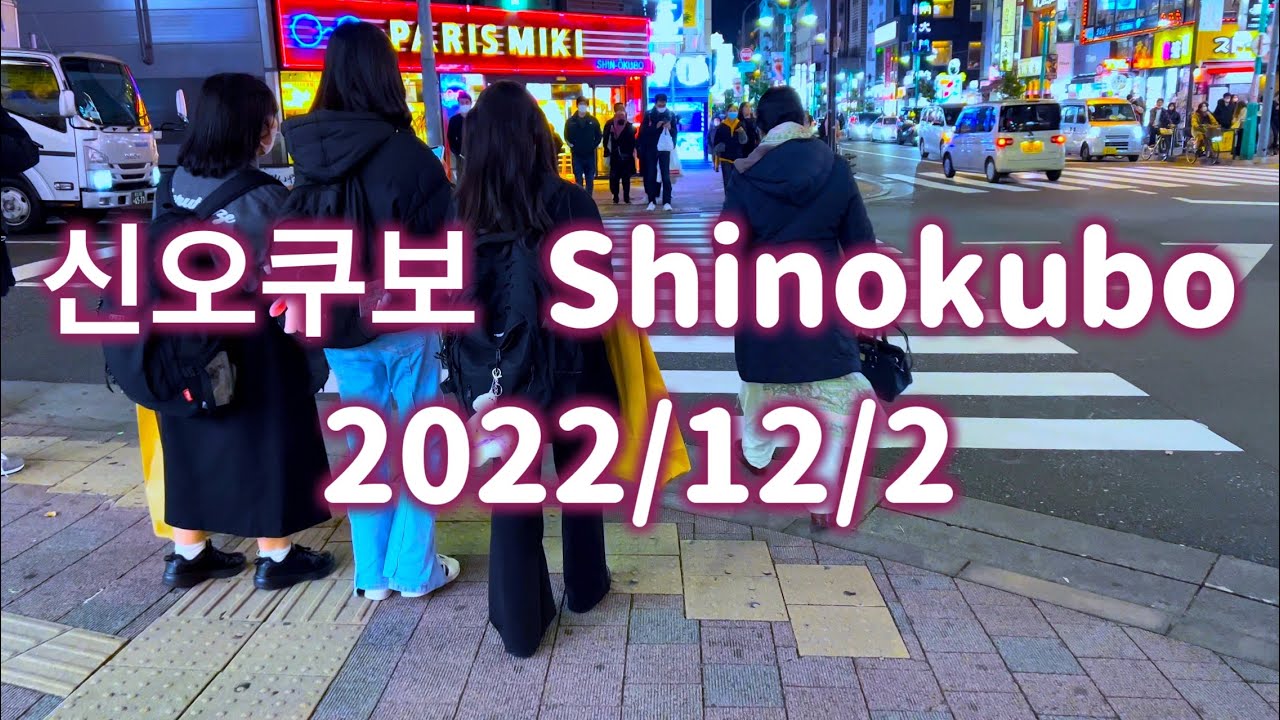 2022/12/2 도쿄 코리안타운 신오쿠보 Tokyo’s Korean Town Shinokubo 新大久保 - YouTube