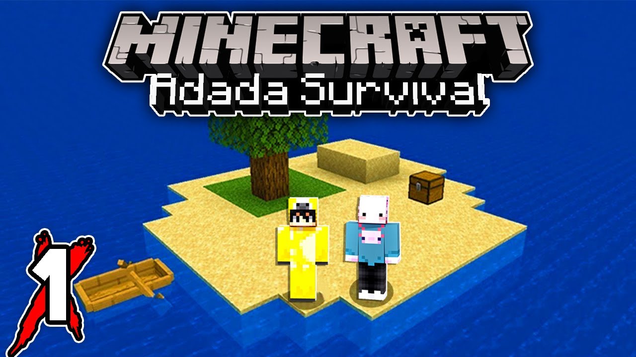 MÜKEMMEL ADA! | Minecraft PE/Bedrock Ada Survival | #1 - YouTube